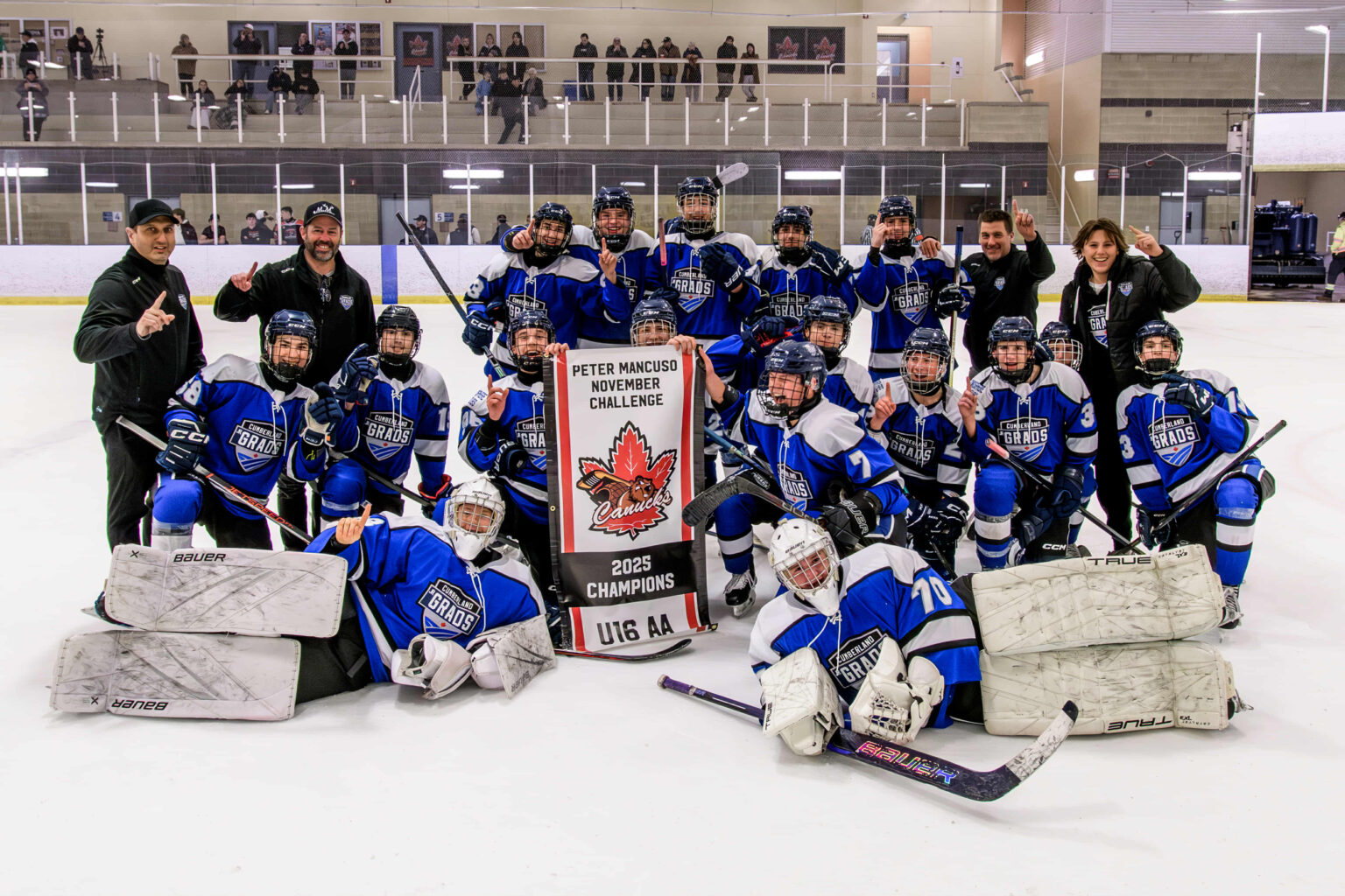 GOLD for the U16AA Jr. Grads at the Peter Mansuco November Challenge in ...